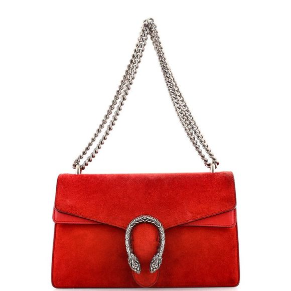 Gucci | Bags | Gucci Dionysus Bag Suede Medium Red | Poshmark